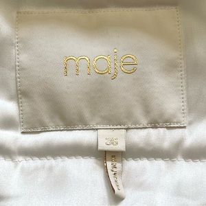 Maje | Jackets & Coats | Maje Bert Floral Satin Bomber Jacket In ...